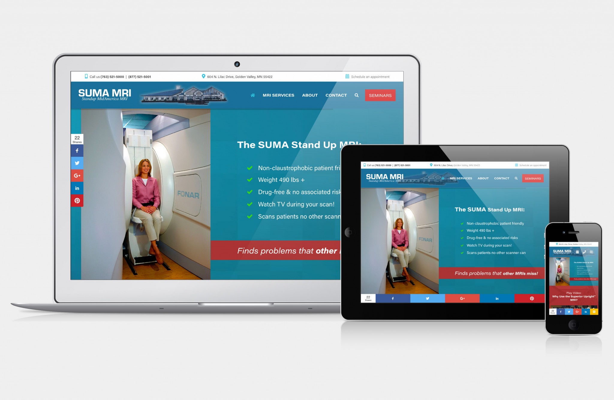 Website Redesign Project: SUMA MRI | Ten9 IT Services